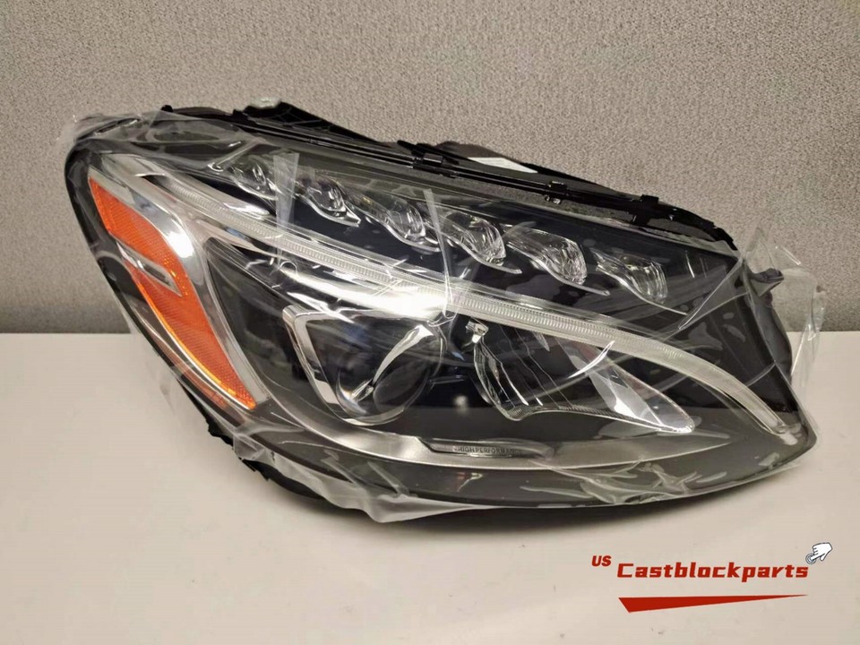 For 2015-2018 Mercedes C-Class C300 W205 LED Headlights Left+Right ...