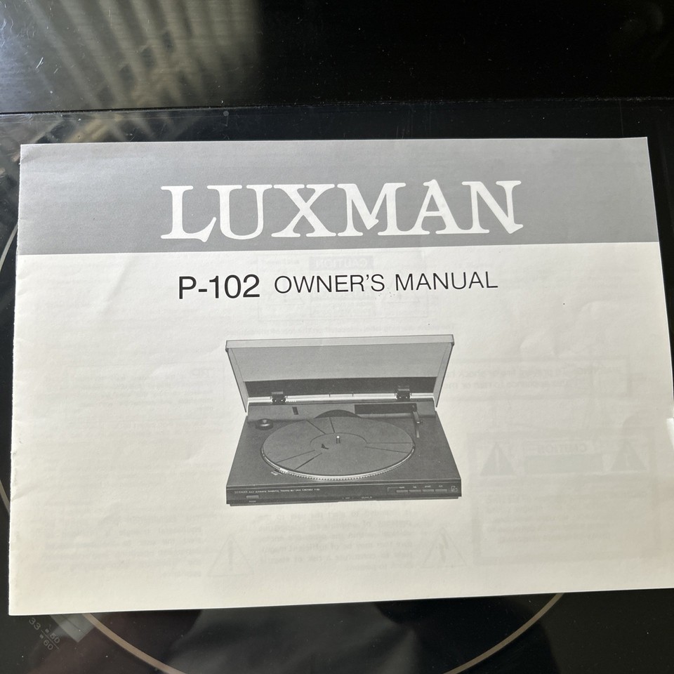 Luxman P-102 Fully Automatic Tangential Tracking Turntable | eBay