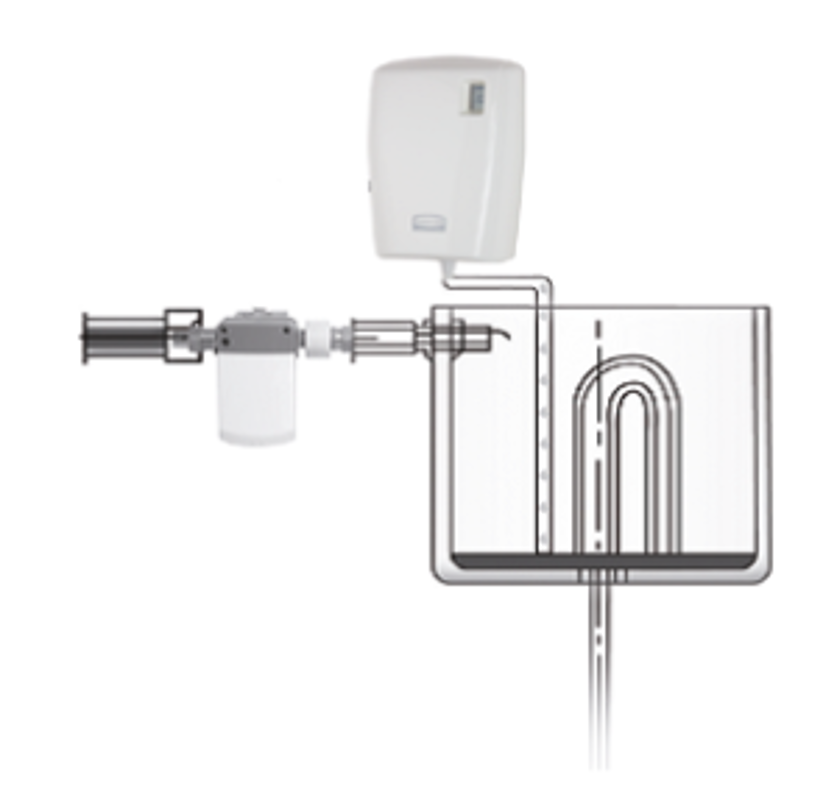 Rubbermaid Urinal Toilet WC Automatic Enzyme Sanitizer LCD Timer ...