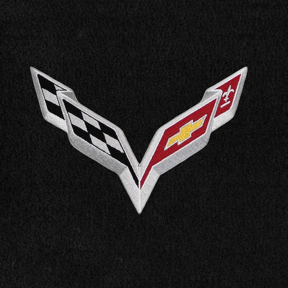 Lloyd Mats Floor Mats Corvette C7 2014-19, 2PC, Crossed Rally Flags | eBay