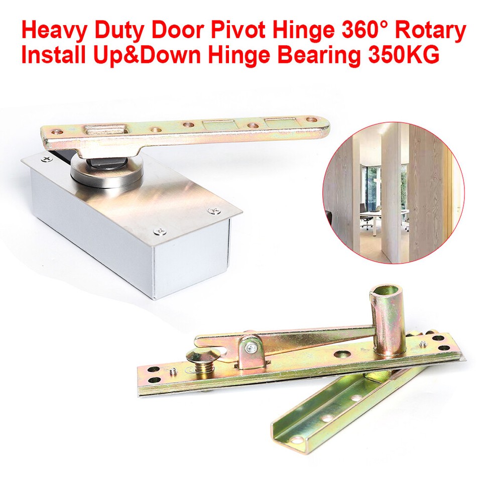 Heavy Duty Door Pivot Hinge,360 Rotary Install Up&Down Hinge Bearing | eBay
