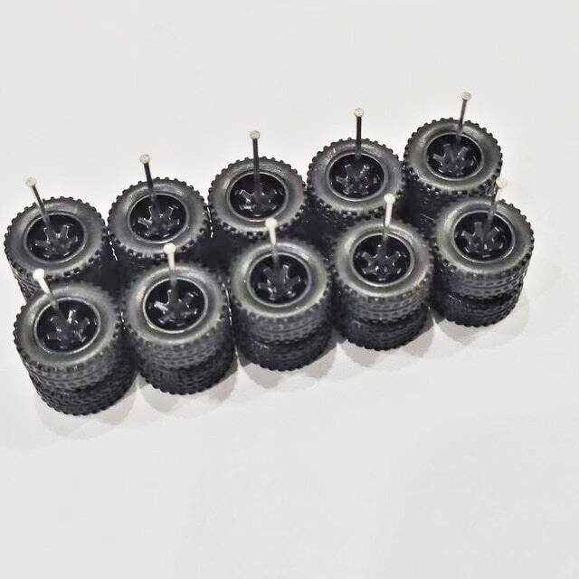 5 Sets 14mm Off Road TE37 6 Spoke - Hot Wheels Rims & Real Riders ...