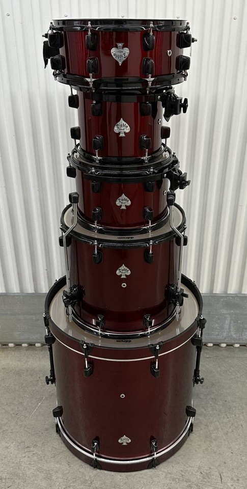 ddrum Drum Set 5-piece Kit Shell Pack Diablo Red/ Black | eBay