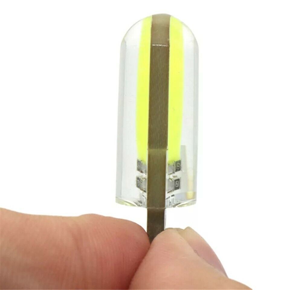 T10 501 Car Led Side Light Bulbs Error Free Canbus Silica Xenon White ...