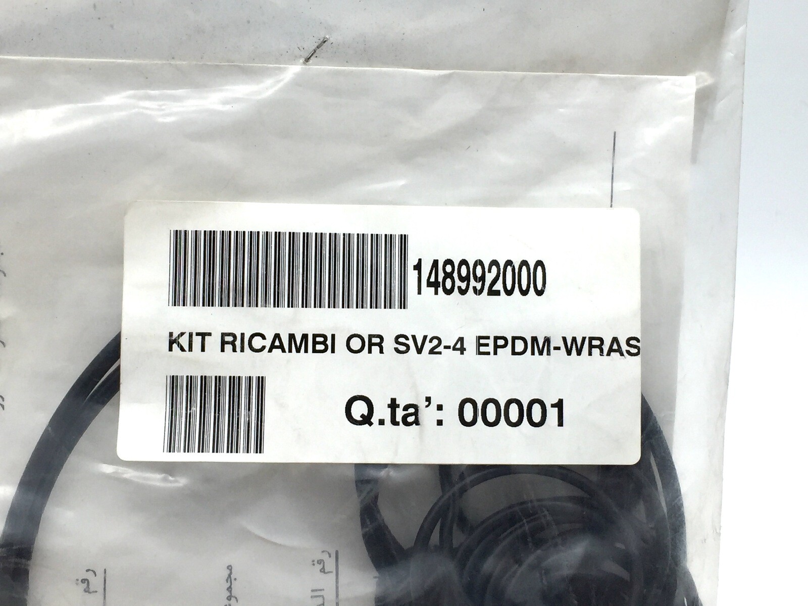 Lowara Kit Ricamba ORing Kit or SV2-4 EPDM-WRAS Ethylene Propylene ...