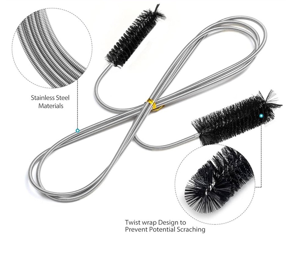 Flexible Drain Brush-extra Long Pipe Inner Nylon Cleaner Tool For ...