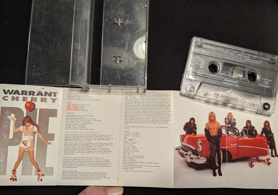 Warrant Cherry Pie Cassette Tape | eBay