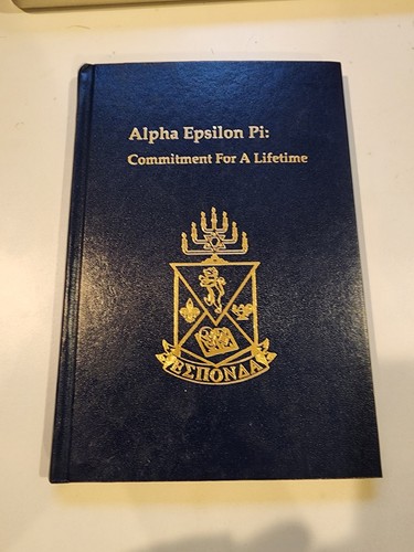 Alpha Epsilon Pi: Commitment For A Lifetime Pledge Book Fraternity ...