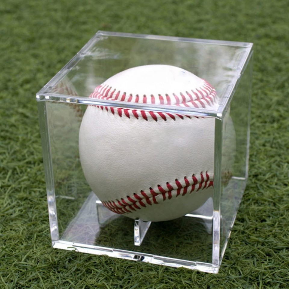 12Pack Baseball Display Case Acrylic Cube - UV Protected Acrylic ...