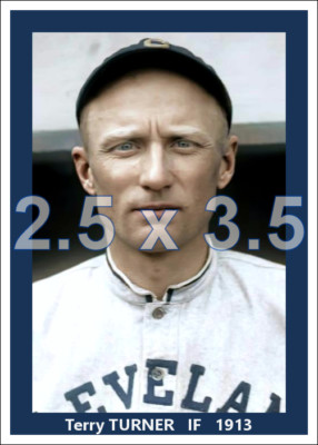 Terry Turner - 1913 Cleveland Naps - choose a style - colorized print ...
