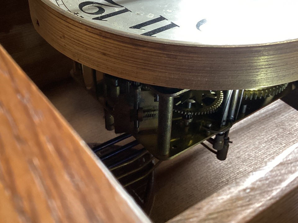 Antique German Mauthe Wall Clock With Key & Pendulum, Needs Service | eBay