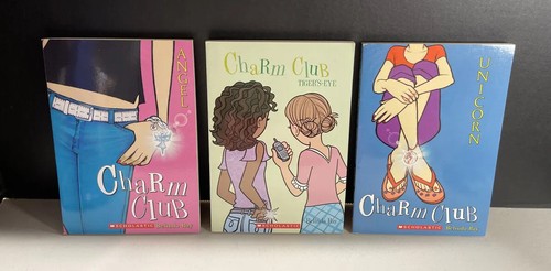3 CHARM CLUB Chapter Books Tiger’s Eye, Unicorn, Angel by BELINDA RAY ...