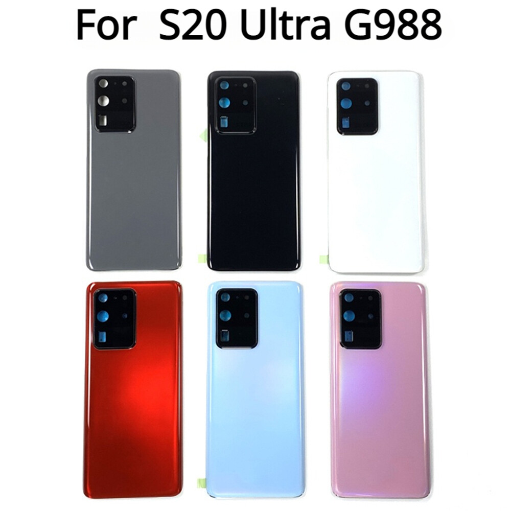 Back Glass Replacement With Lens For Samsung Galaxy S20 Ultra Rear ...
