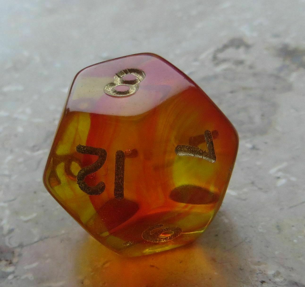 Dice & Games - Firefly / Gem Blitz - d12 - red - OOP dice | eBay