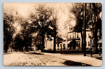 Vintage Real Photo Postcard Bellows Falls VT Westminster & Henry ...