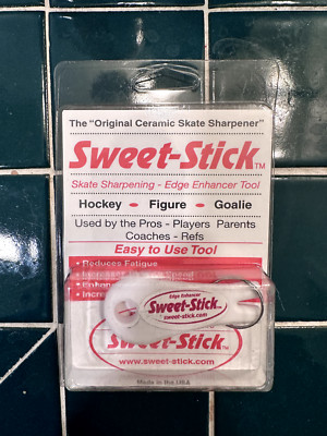 Original Sweet Stick hockey figure skate sharpener ceramic stone bauer ...