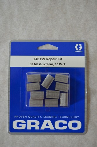 Graco 246359 Repair Kit, 80 mesh screens, 10 pack filters | eBay