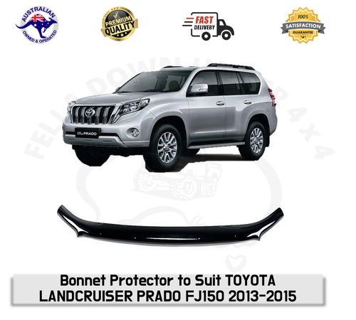 Bonnet Protector Hood Guard To Suit Toyota Landcruiser Prado 150 Series ...