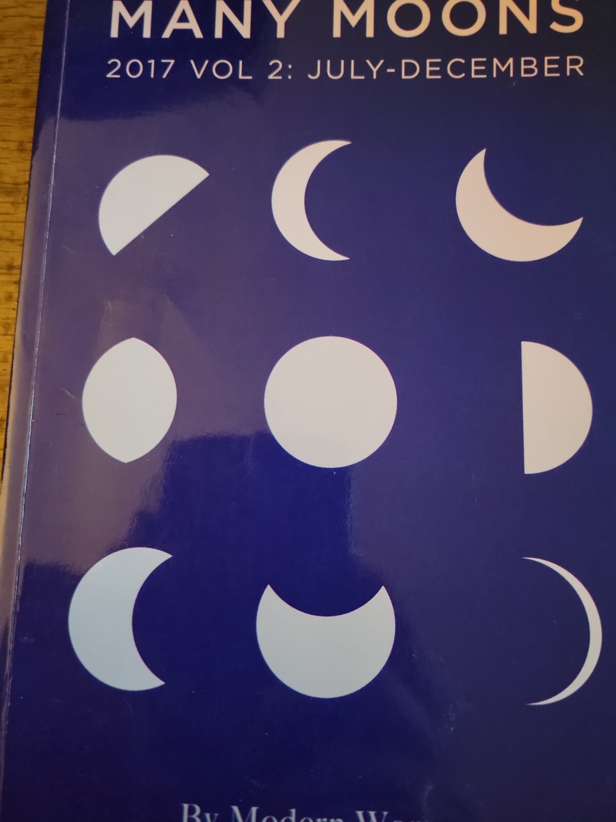 MANY MOONS Workbook 2017 VOL 2: JULY-DECEMBER By Modern Women pb ...
