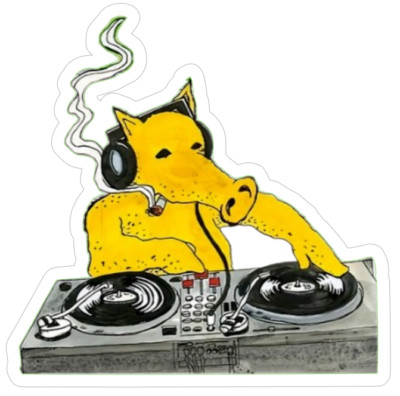 Lord Quasimoto Madlib Making Beats Sticker Underground Hip Hop Rap ...