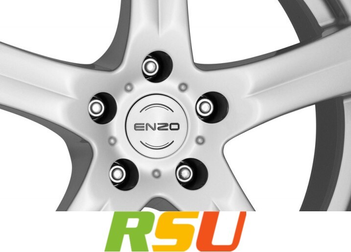 Enzo G silver 6.5x16" ET50 LK5 112 ML 57.1 Alufelgen 16 Zoll ...