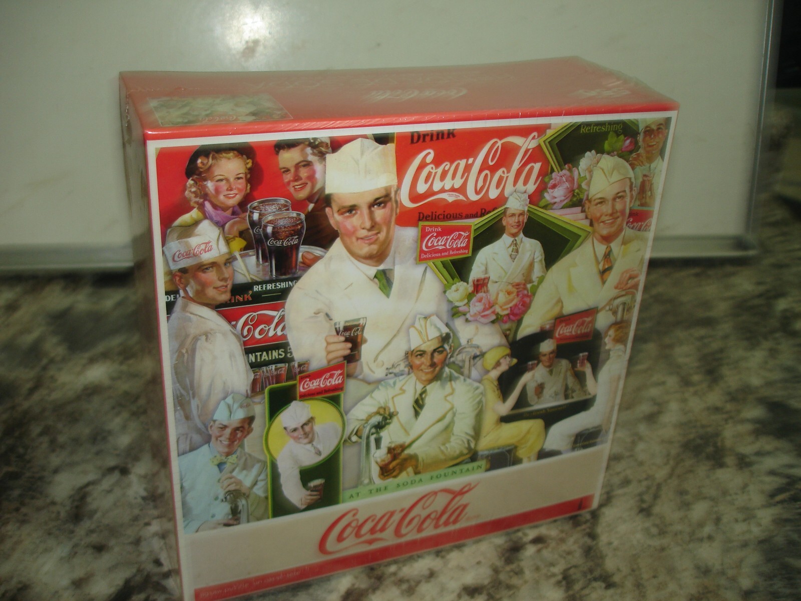 Majestic Coca Cola Coke Puzzle At The Soda Fountain 550 Pieces New ...