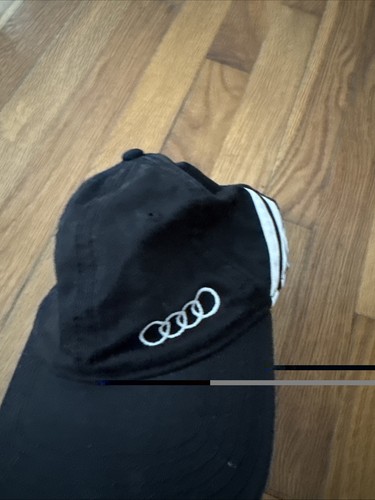 Audi Adidas Hat Black Adjustable Strap Embroidered Logo Automotive Cap ...