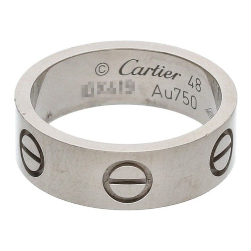 Cartier 48 US 4.5 LOVE RING K18WG 695341 | eBay