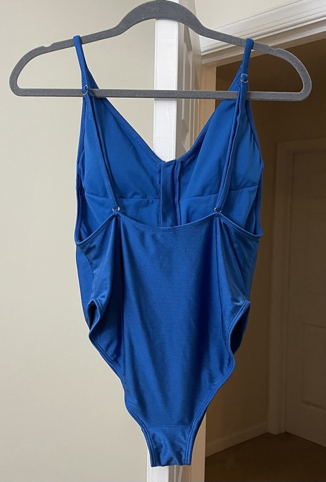 No Boundaries Swimsuit One Piece Cobalt Blue High Cut Leg Island ...