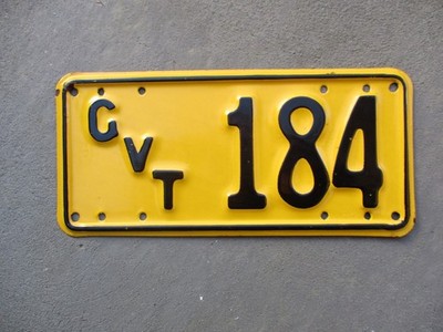 Cook Islands License Plate 1961-1975 Government | eBay