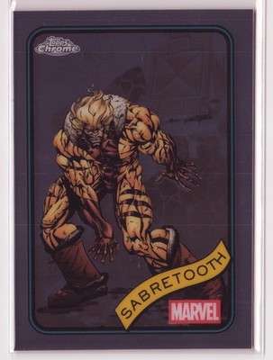 2025 Topps Chrome Marvel Sabretooth #92 Base | eBay