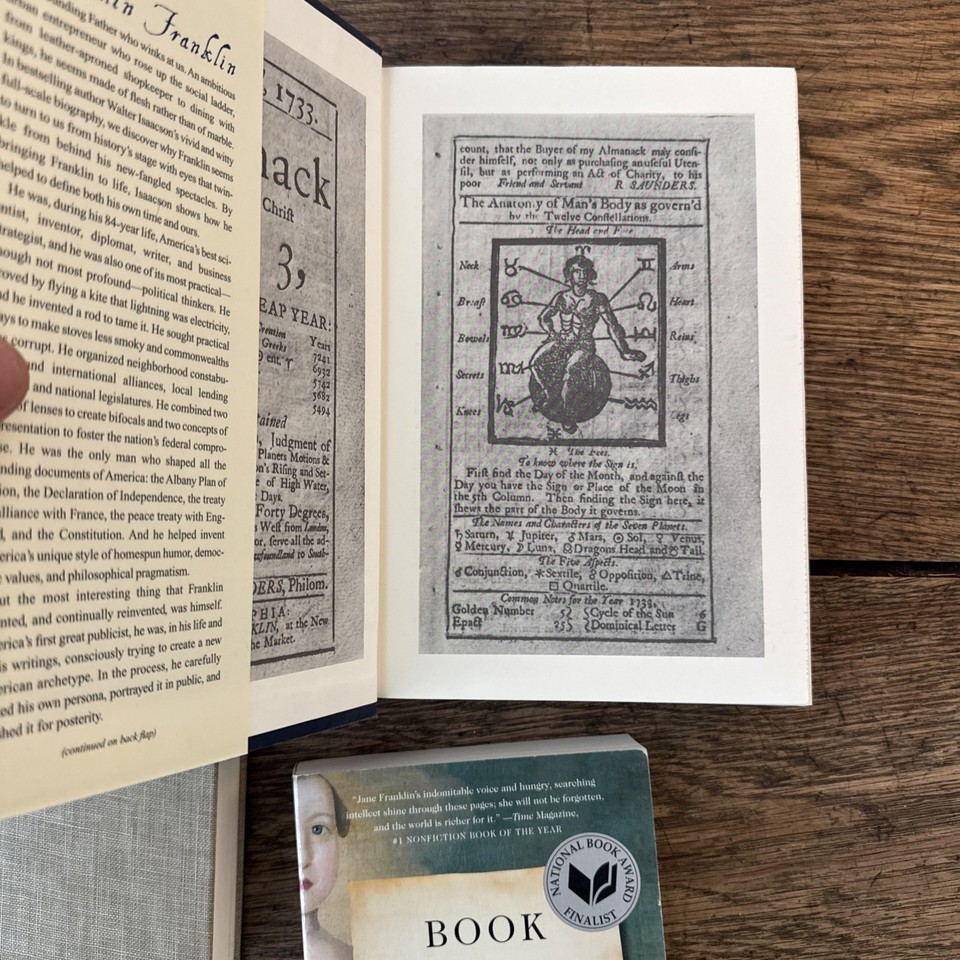 Benjamin Franklin (3 Book Lot) Autobiography - Classics Club, Walter ...