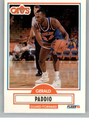 Gerald Paddio 1990-91 Fleer Update #U-18 RC Cavaliers ID:18163 | eBay