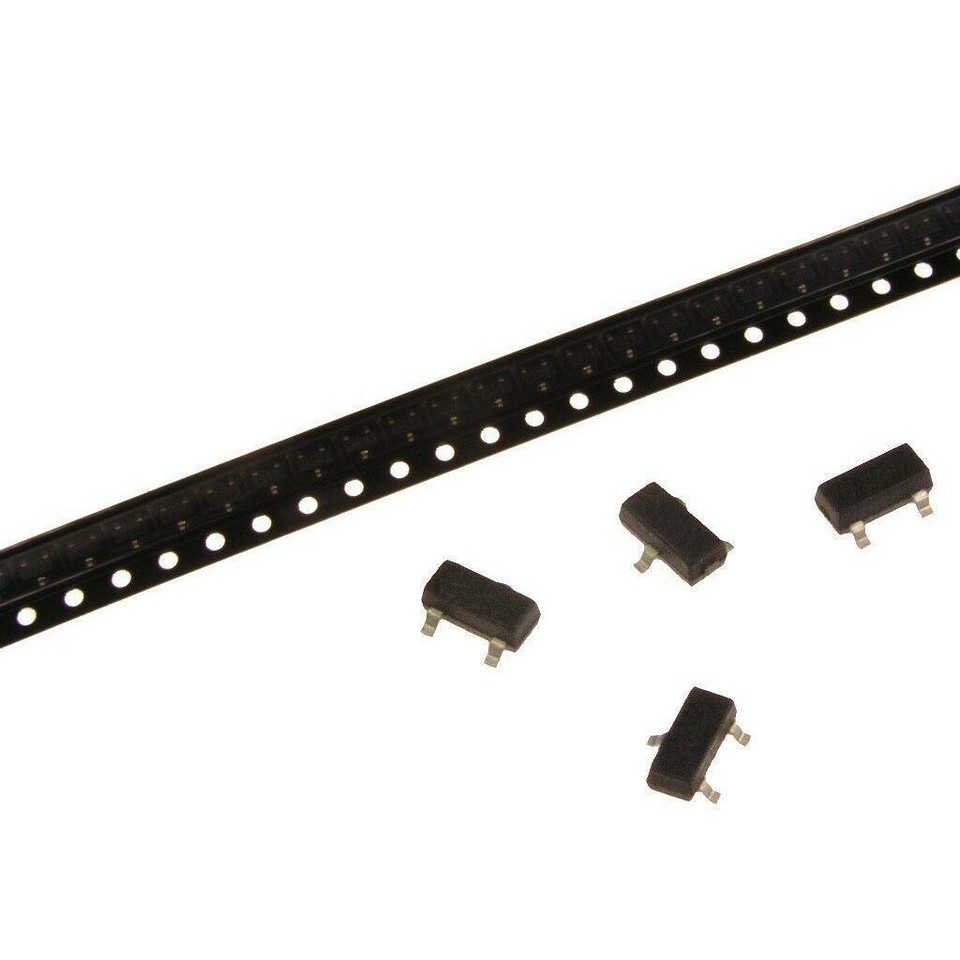 50 Diotec BC817-40 SMD Transistor NPN 45V 800mA 310mW SOT-23 6C Gold ...