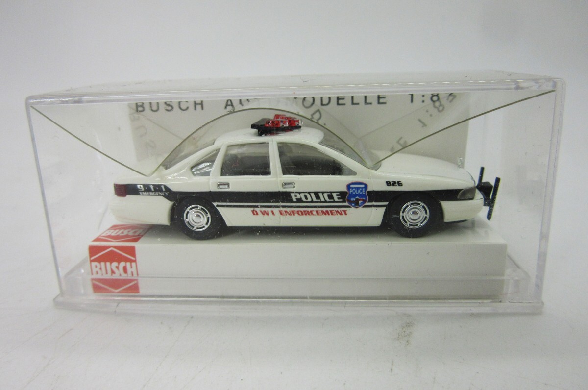 Busch-1:87 HO Scale Police Car: DWI Enforcement-Chevrolet Caprice-Rare ...