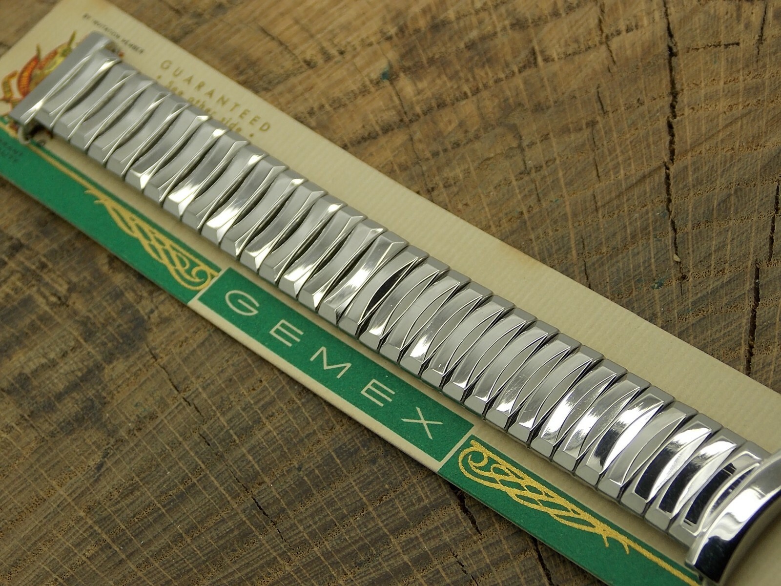 Gemex USA Vintage 19mm Watch Band Stainless Expansion NOS Unused ...