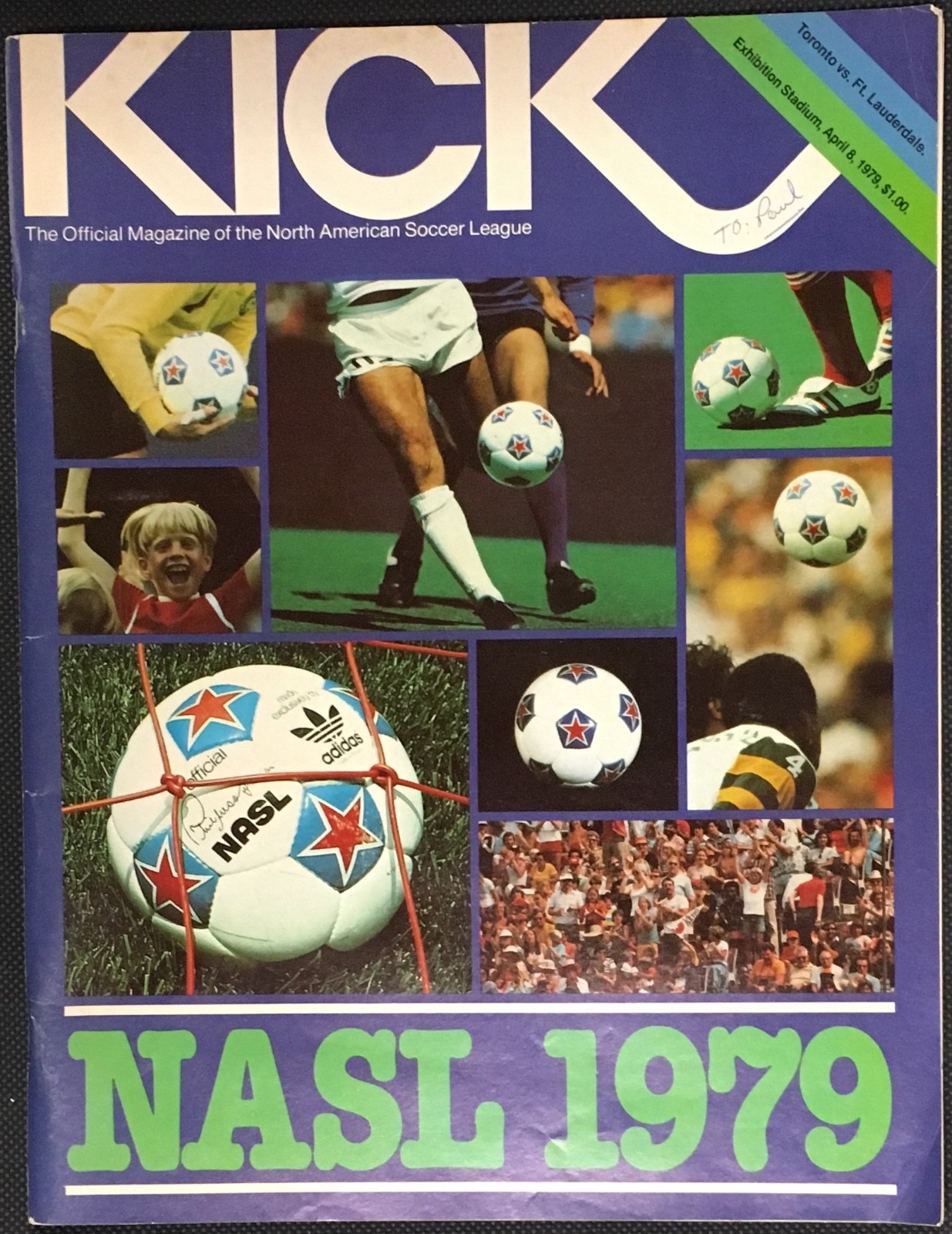 1979 NASL North American Soccer League Program CNE Stadium Toronto ...