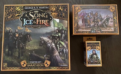 Baratheon Starter Set Bundle, A Song of Ice & Fire Miniatures ASOIAF ...