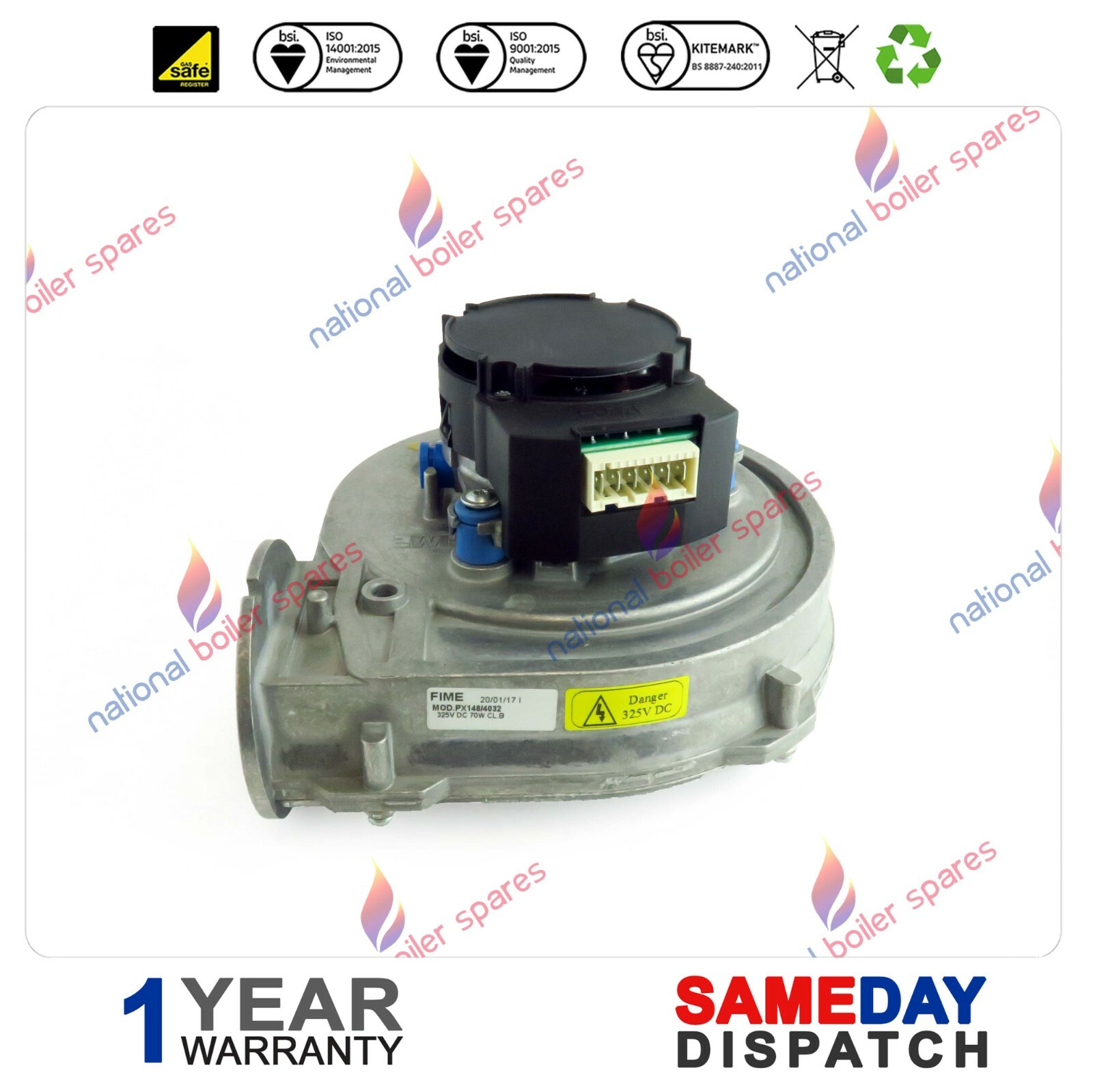 POTTERTON PROMAX SL 12 15 18 24 30 HE PLUS BOILER FAN 720011701 WAS ...