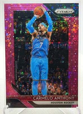 2018-19 Prizm Pink Disco Fast Break Prizm- Carmelo Anthony /50 SP Rare ...