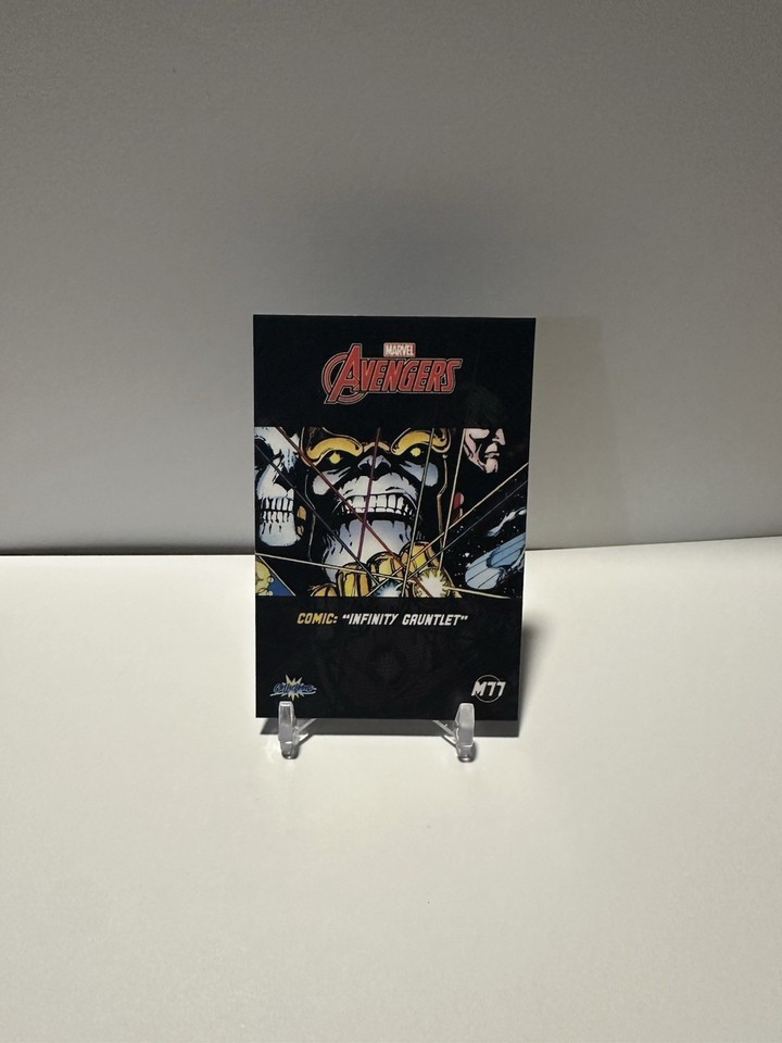 Marvel • Avengers Infinity Gauntlet Trading Card M17 • Thanos • Marvel ...