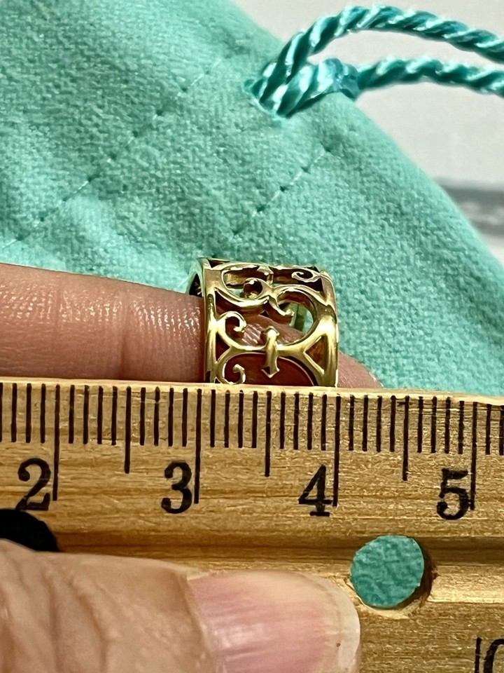 TIFFANY & CO - BEAUTIFUL SOLID 18K YELLOW GOLD MARRAKESH ENCHANT RING ...