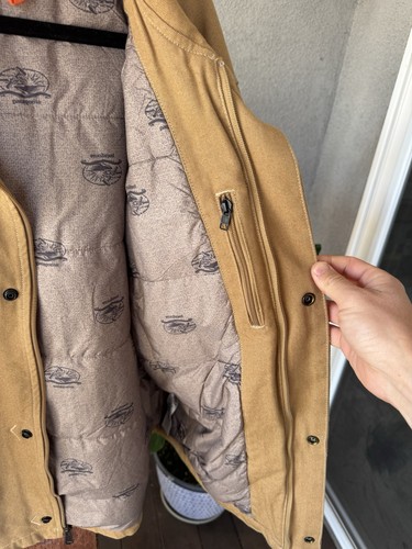Patagonia Iron Forge Insulated Canvas Ranch Barn Jacket Khaki Men's ...