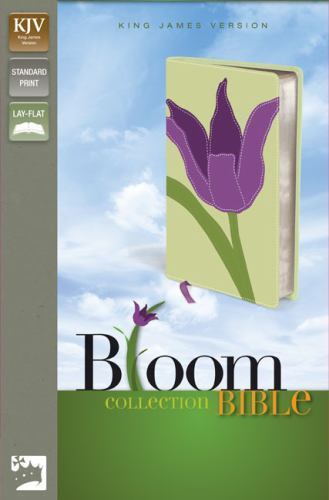 KJV Thinline Bloom Collection Bible by Zondervan Staff (2011, Leather ...