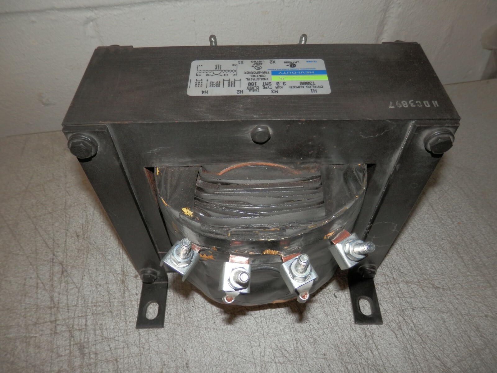GENERAL SIGNAL ELECTRIC TRANSFORMER HEVI-DUTY 3.0 KVA PRI. 240/480V 1PH ...