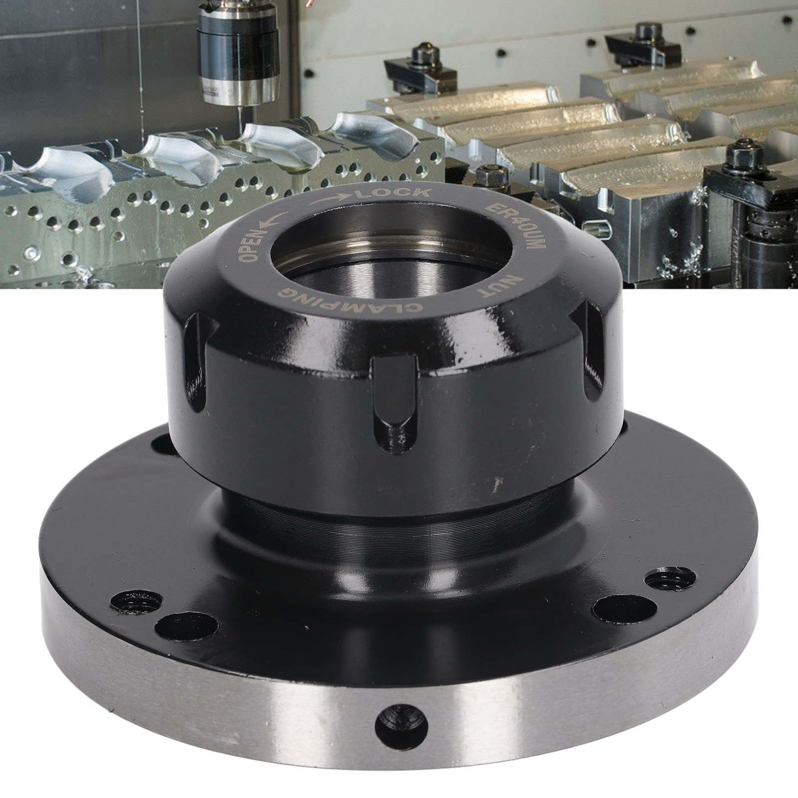 Collet Chuck Carbon Steel Antioxidant 3.9in Clamping Collet Chuck ...