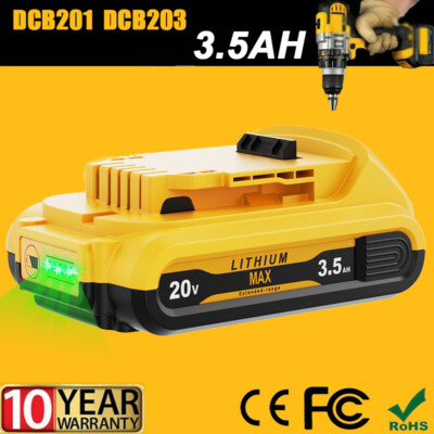 Pack For DEWALT DCB207 20V 20Volt Max Lithium-Ion Compact Battery ...