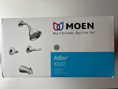 Moen 82602 Adler Chrome 2-handle Function Bathtub and Shower Faucet ...