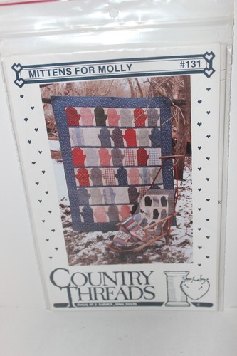 Country Threads Quilt Pattern - Mittens For Molly | eBay
