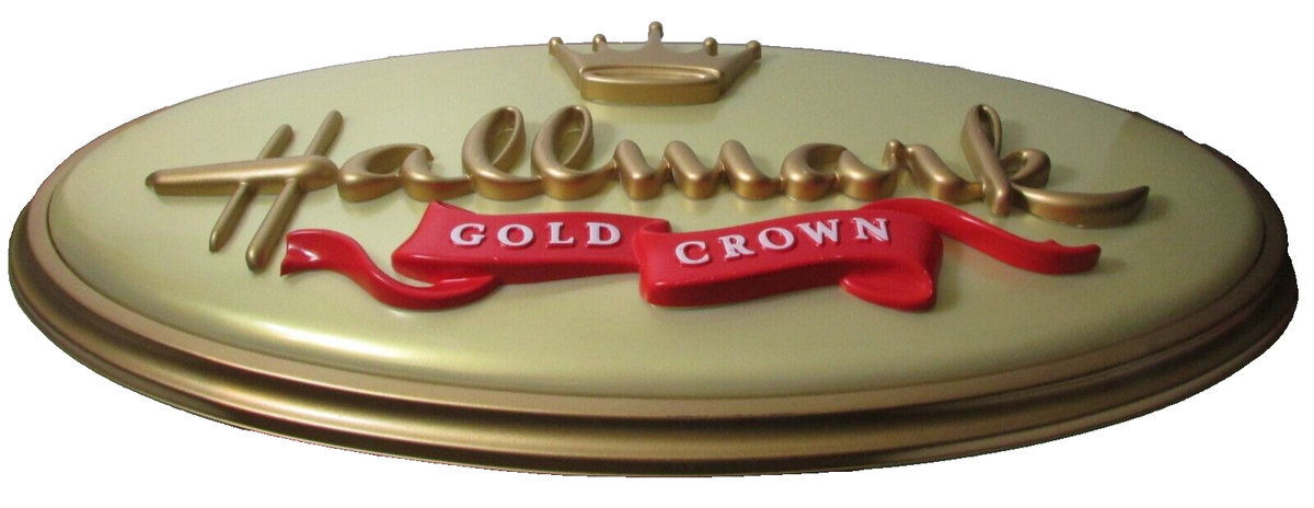 Hallmark Gold Crown Logo Hallmark Gold Crown Store Editorial Image.